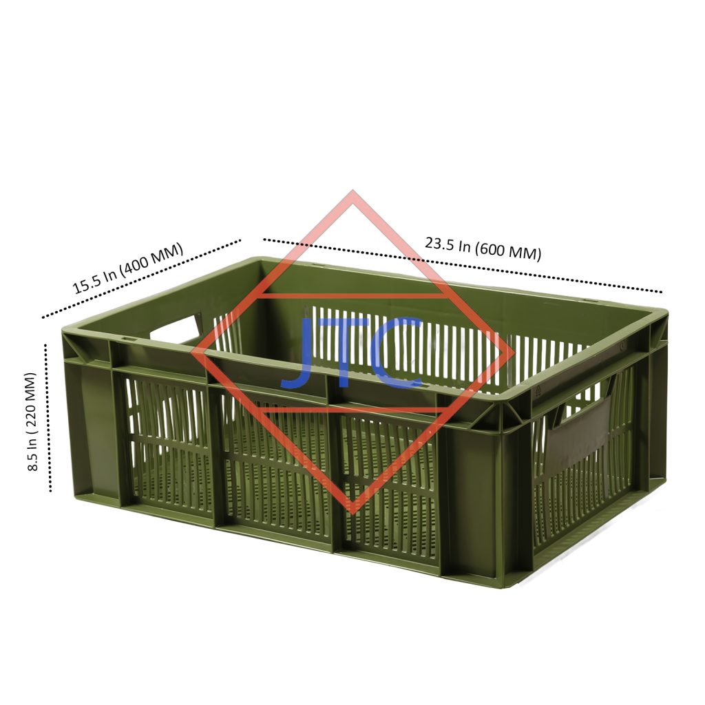 Crate C19 – 600 (L) X 400 (B) X 220 (H) – Crates.lk